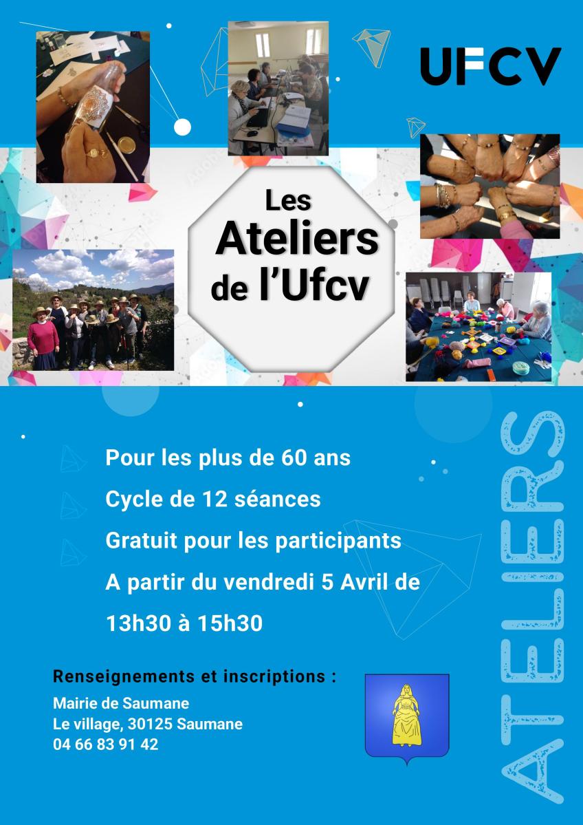 Les ateliers de l’UFCV – SAUMANE en CEVENNES
